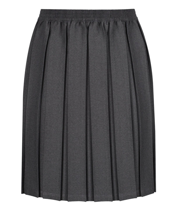Junior Grey Box Pleat Skirt – Learn In Style